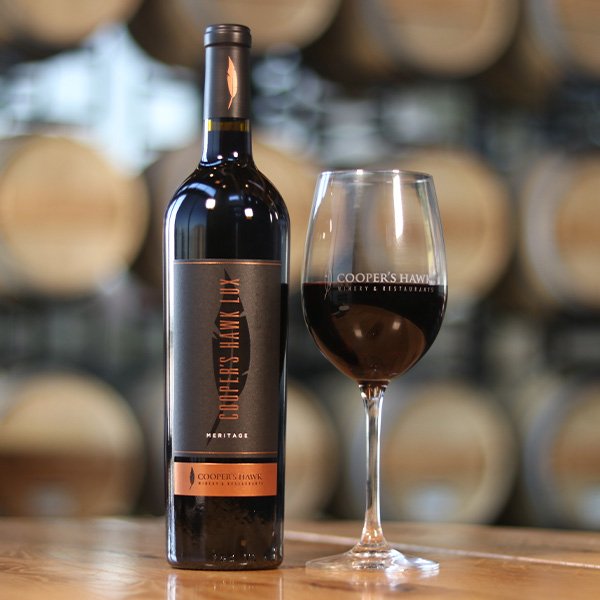 Cooper s Hawk Winery Restaurants Lux Premium Wine Cooper s Hawk Lux Red Meritage Wine